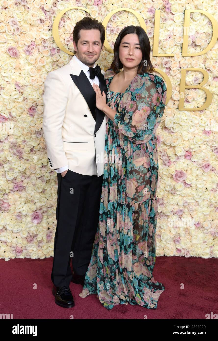 Beverly Hills, USA. 05th Jan, 2025. Michael Angarano and Maya Erskine ...