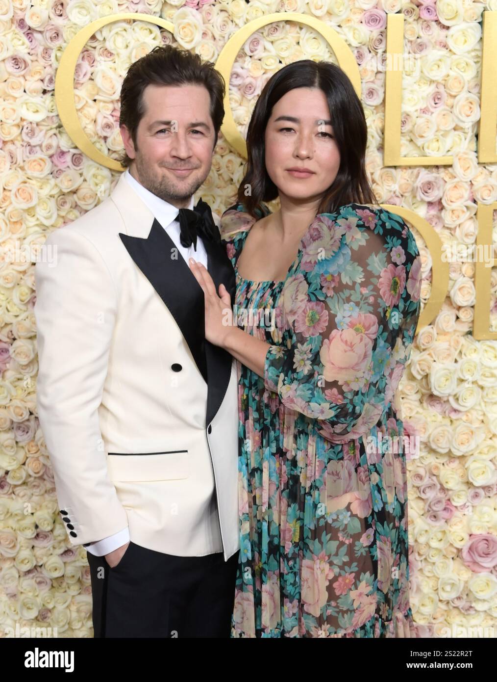 Beverly Hills, USA. 05th Jan, 2025. Michael Angarano and Maya Erskine ...