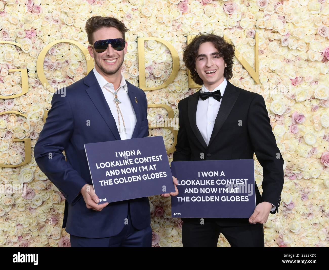 Beverly Hills, USA. 05th Jan, 2025. Max Braunstein and Miles Mitchell ...