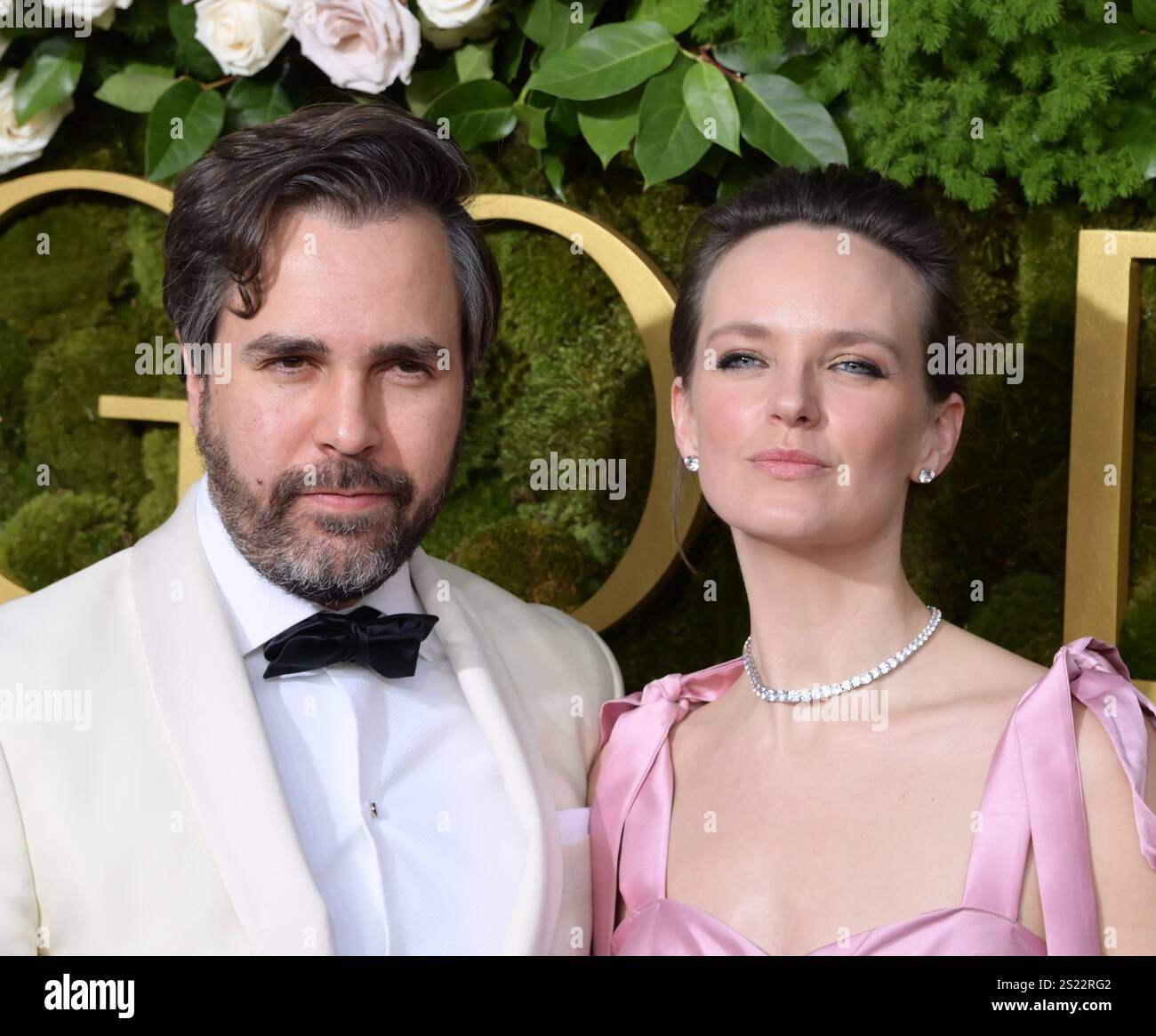 Beverly Hills, USA. 05th Jan, 2025. Diego Bivero-Volpe and Charlotte ...