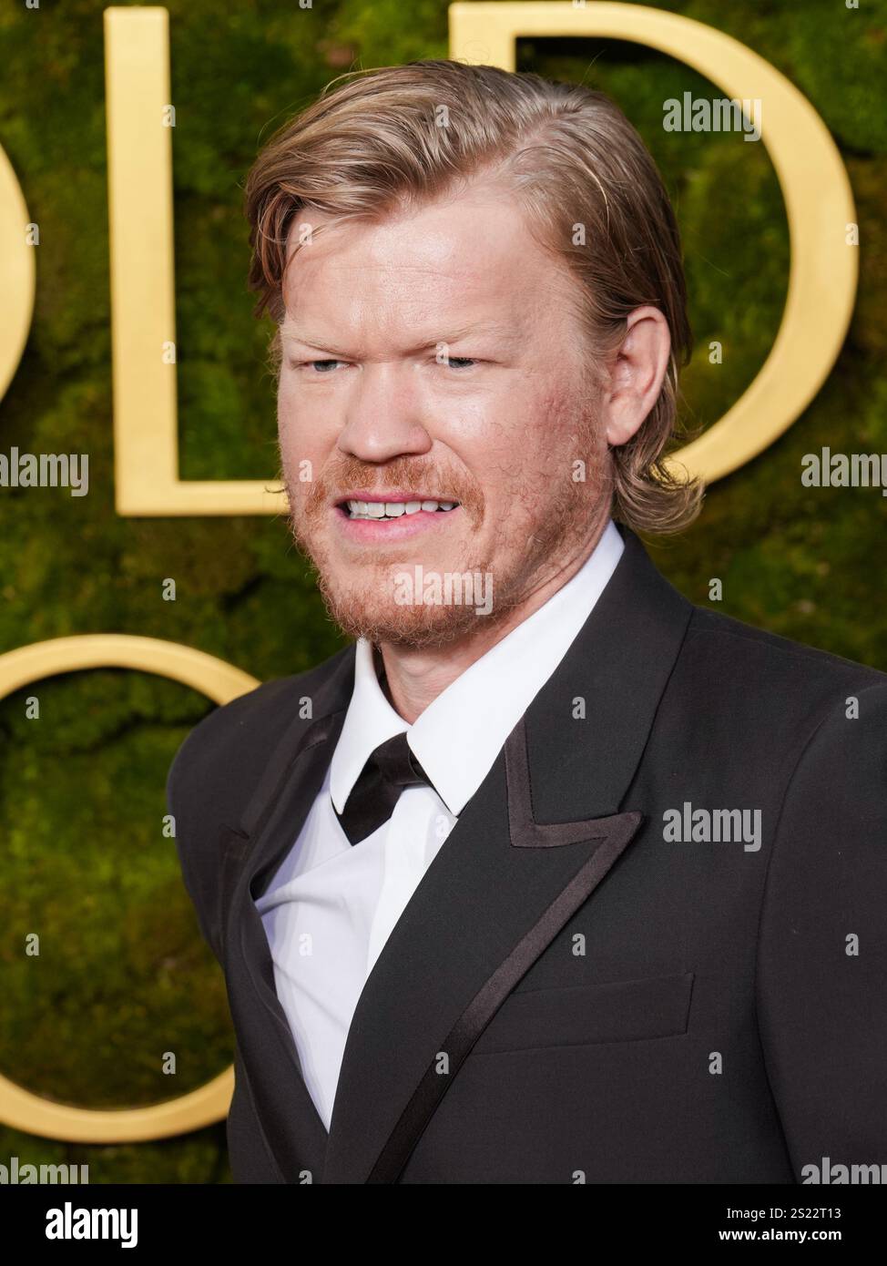 Jesse Plemons walking on the red carpet at The 82nd Annual Golden Globe ...