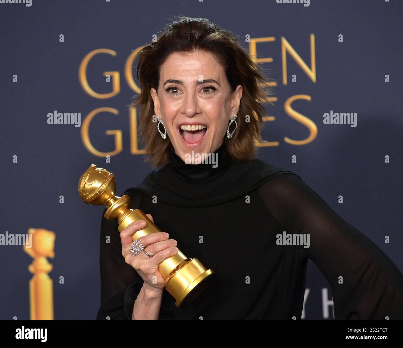 Beverly Hills, USA. 05th Jan, 2025. Fernanda Torres in the press room ...