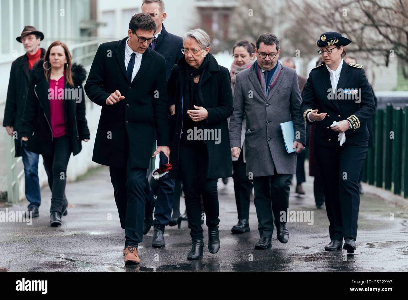 Longjumeau, France. 06th Jan, 2025. France's Minister of Education, Higher Education and ...