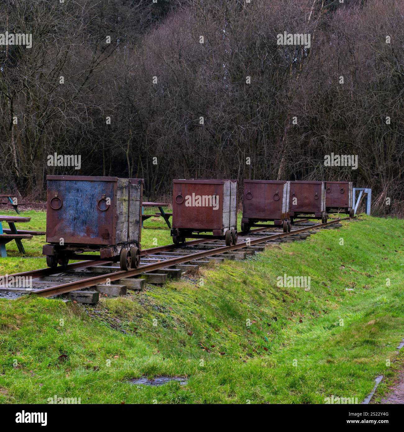 From the old Ayrshire coal mines in Scotland a coal carts that used to ...