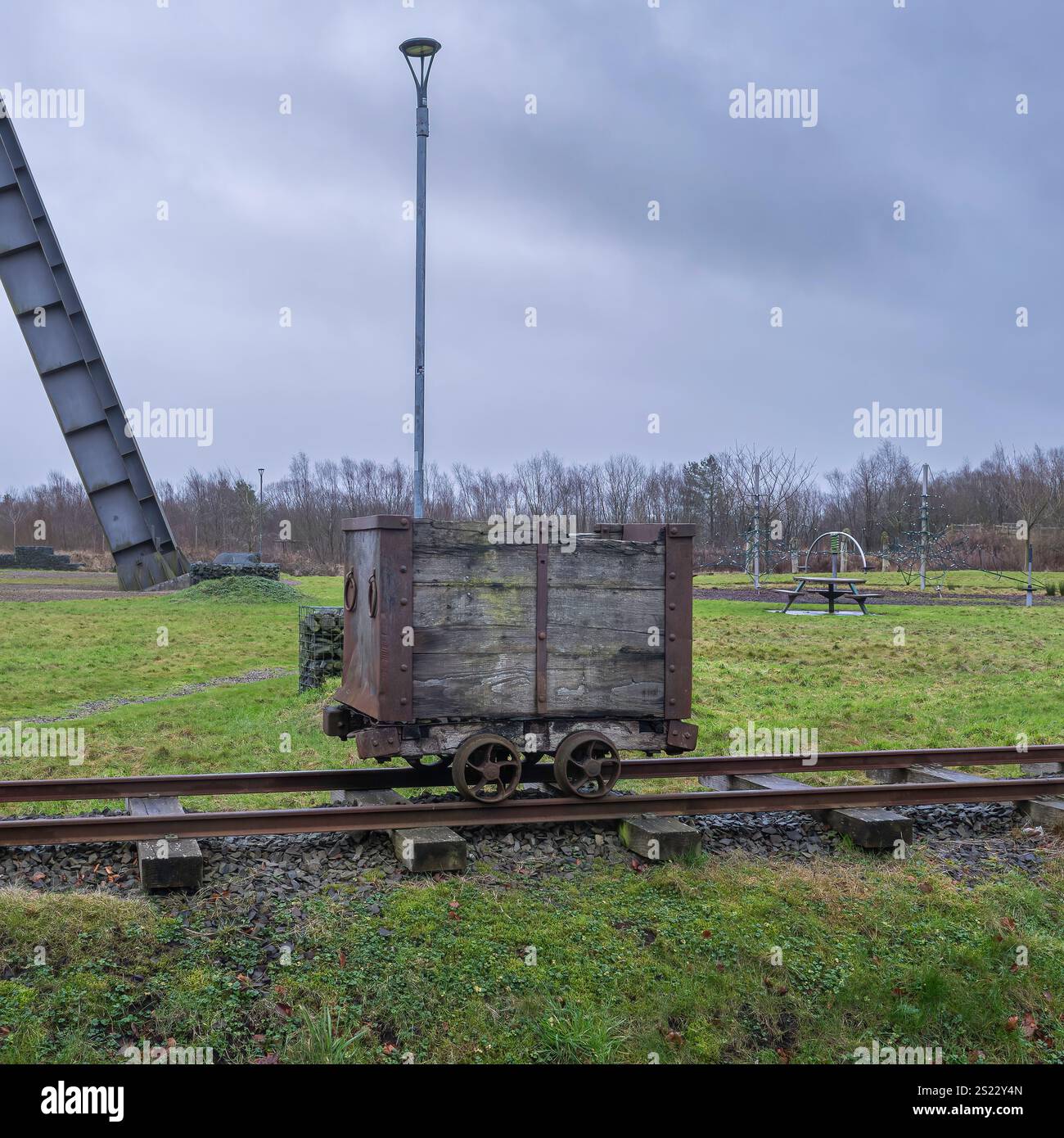 From the old Ayrshire coal mines in Scotland a coal cart that used to ...