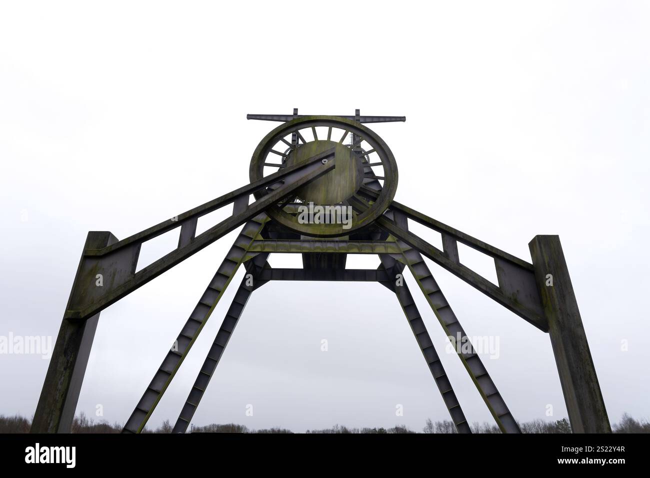 Barony A-Frame pit-head winding head gear tower memorial and visitor ...