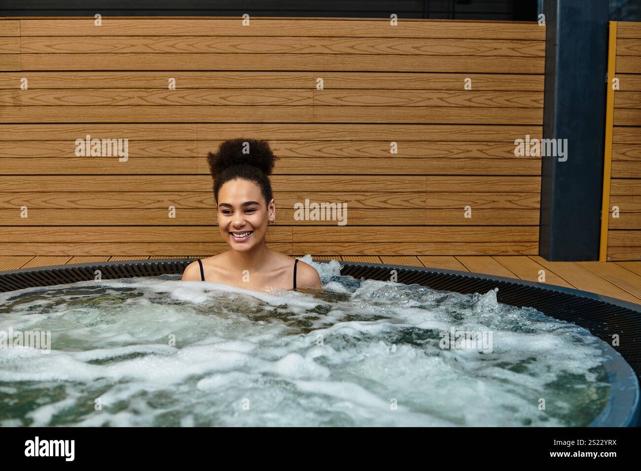 Woman spa float tub hi-res stock photography and images - Alamy