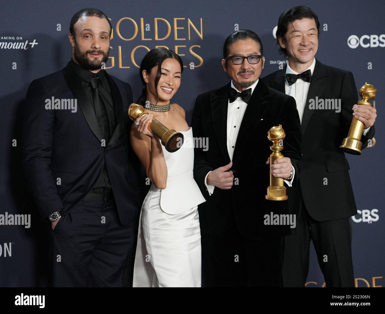 Los Angeles, USA. 05th Jan, 2025. (L-R) SHOGUN Cast - Cosmo Jarvis ...