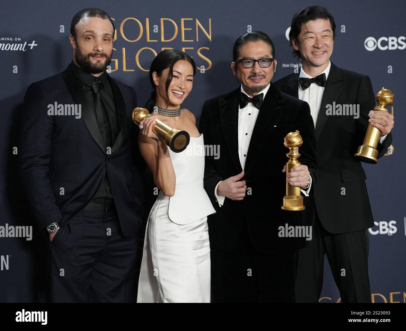 Los Angeles, USA. 05th Jan, 2025. (L-R) SHOGUN Cast - Cosmo Jarvis ...
