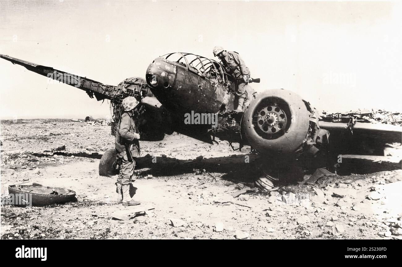 Army type 100 command reconnaissance plane (ki 46 iii, Dinah) wrecked ...