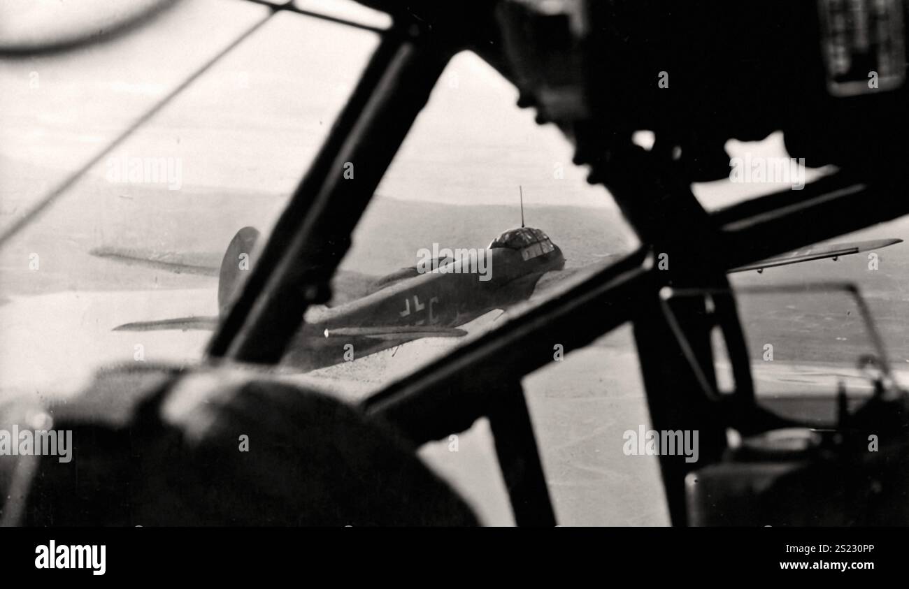 German bombers Junkers Ju-88A (Ju.88A) in flight. 1941. - Historical ...