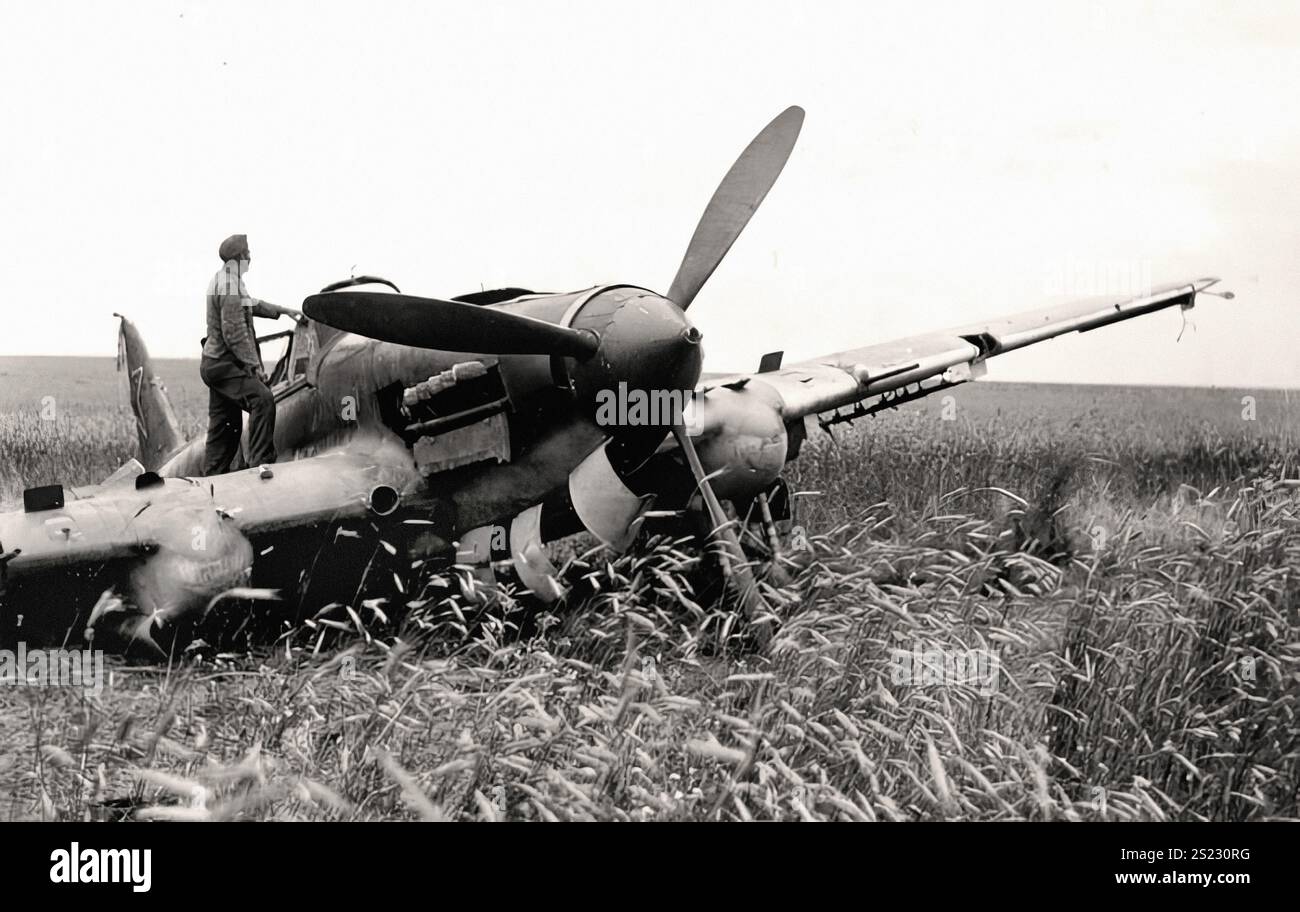 Il-2 crash landing, june 1941 - Historical document, photographer ...