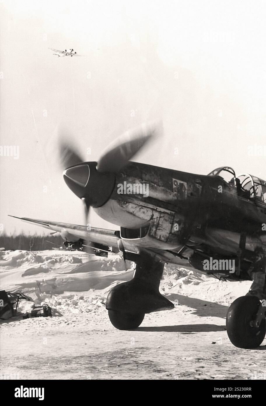 Junkers Ju 87D - Historical document, photographer unknow Stock Photo ...
