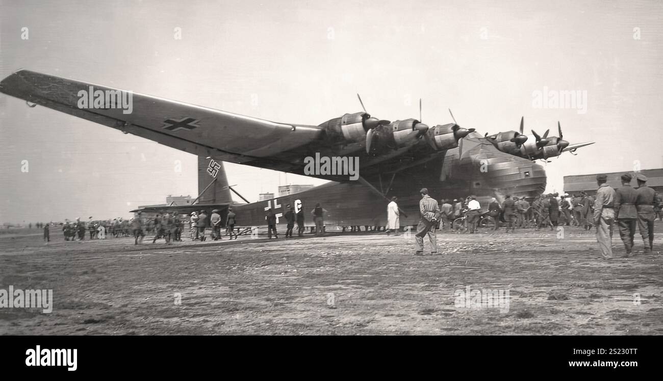 Messerschmitt Me 323 Gigant - Historical document, photographer unknow Stock Photo - Alamy