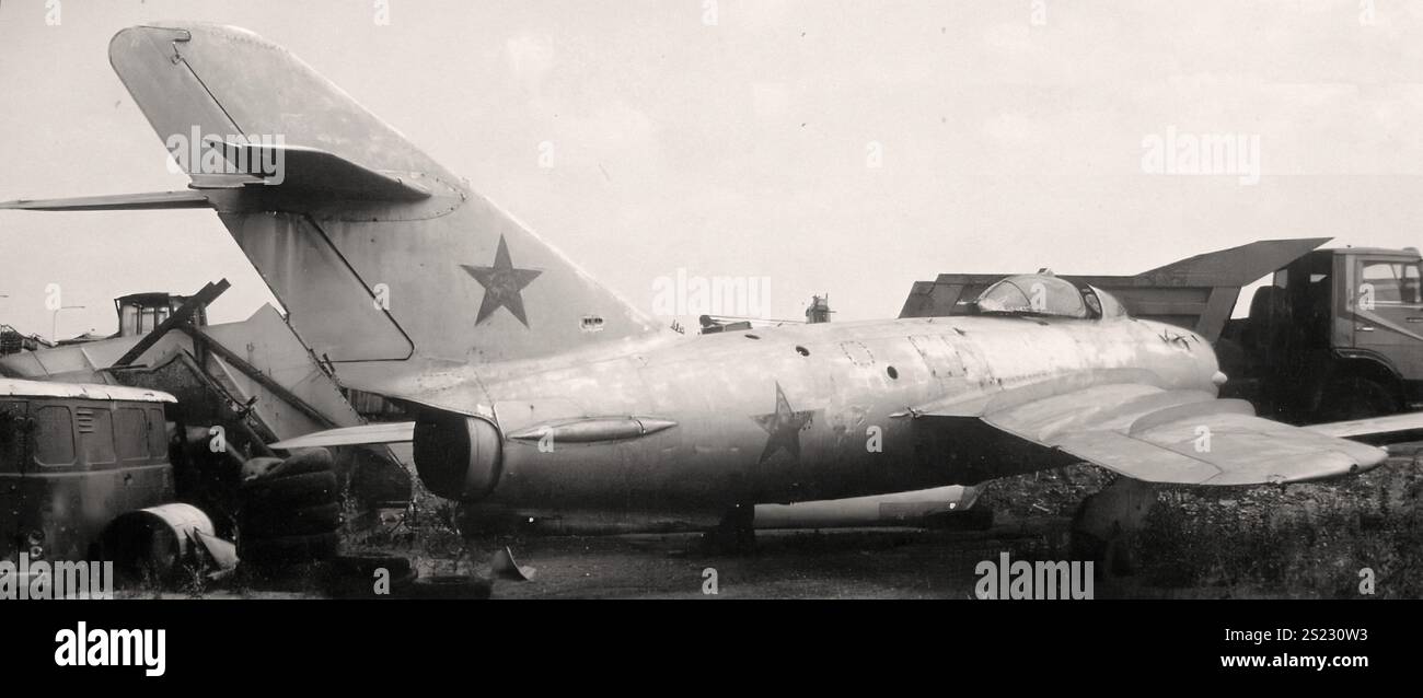 MiG-17F Fresco C, carries the Soviet Air Force markings - Historical document, photographer ...