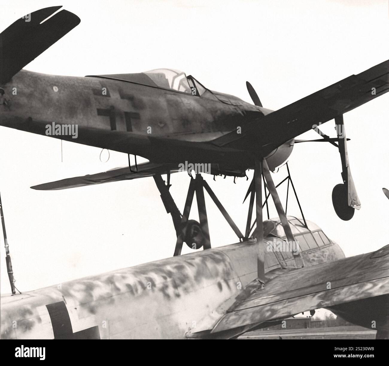 Mistel 2 (Fw 190F-8 & Ju 88G-1) - captured May '45 - Historical document, photographer unknow ...