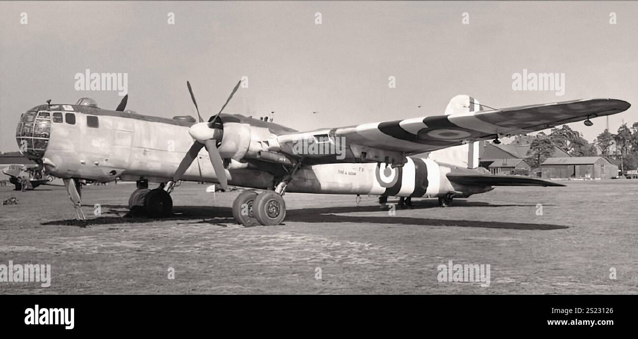 The lumbering Heinkel He 177, here seen in RAF markings following its ...