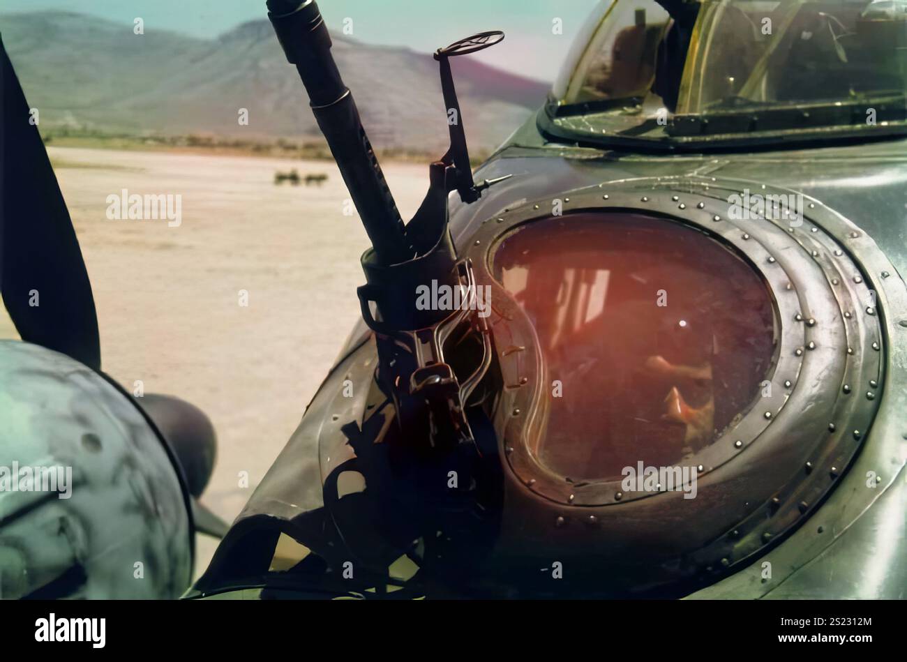 upper 13-mm machine guns MG-131 German bombers Junkers Ju.188 ...