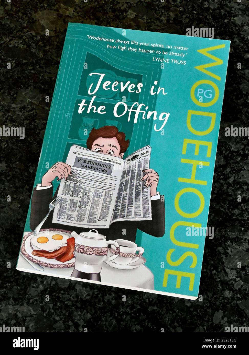 Book cover. "Jeeves in the Offing" by P.G.Wodehouse Stock Photo - Alamy