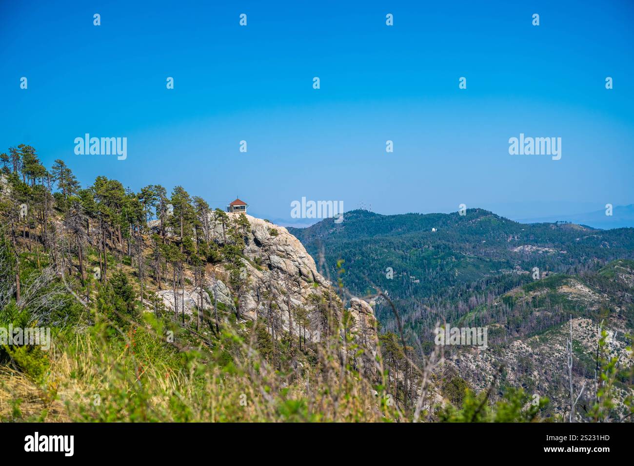 An overlooking view of Tucson, Arizona Stock Photo - Alamy