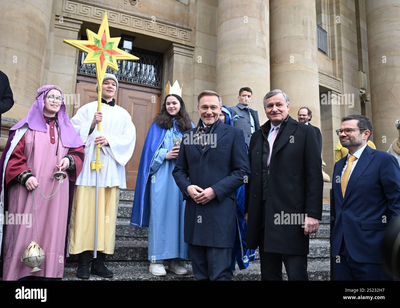 Stuttgart, Germany. 06th Jan, 2025. FDP politicians Christian Lindner ...