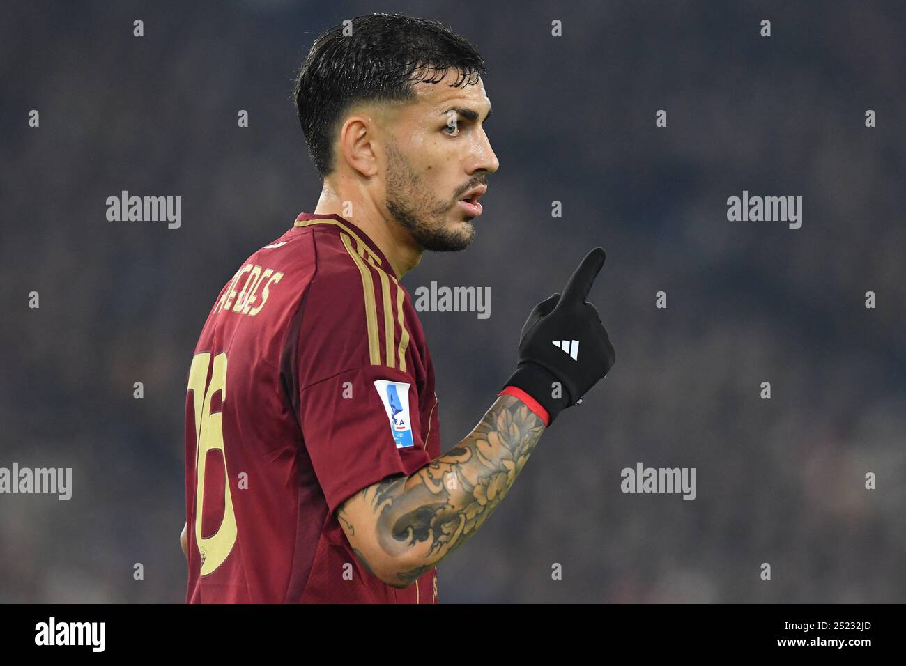 Leandro Paredes of AS Roma seen in action during the Serie A match ...