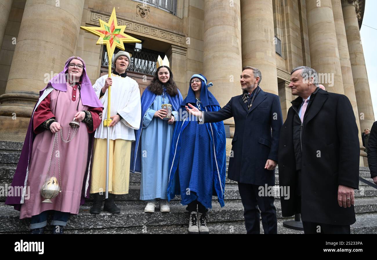 06 January 2025, Baden-Württemberg, Stuttgart: FDP politicians ...