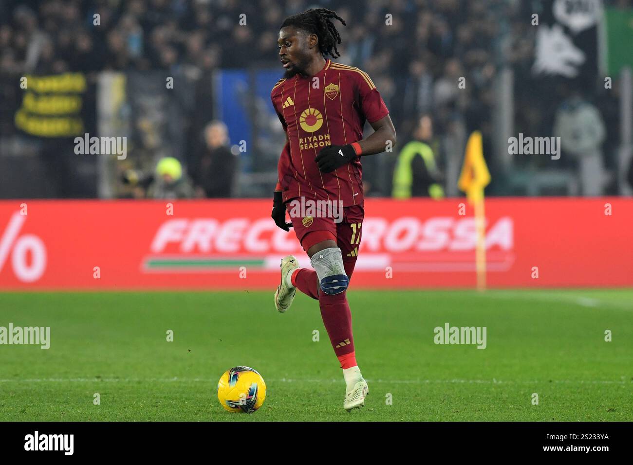Rome, Italy. 05th Jan, 2025. Manu Kone of AS Roma seen in action during ...