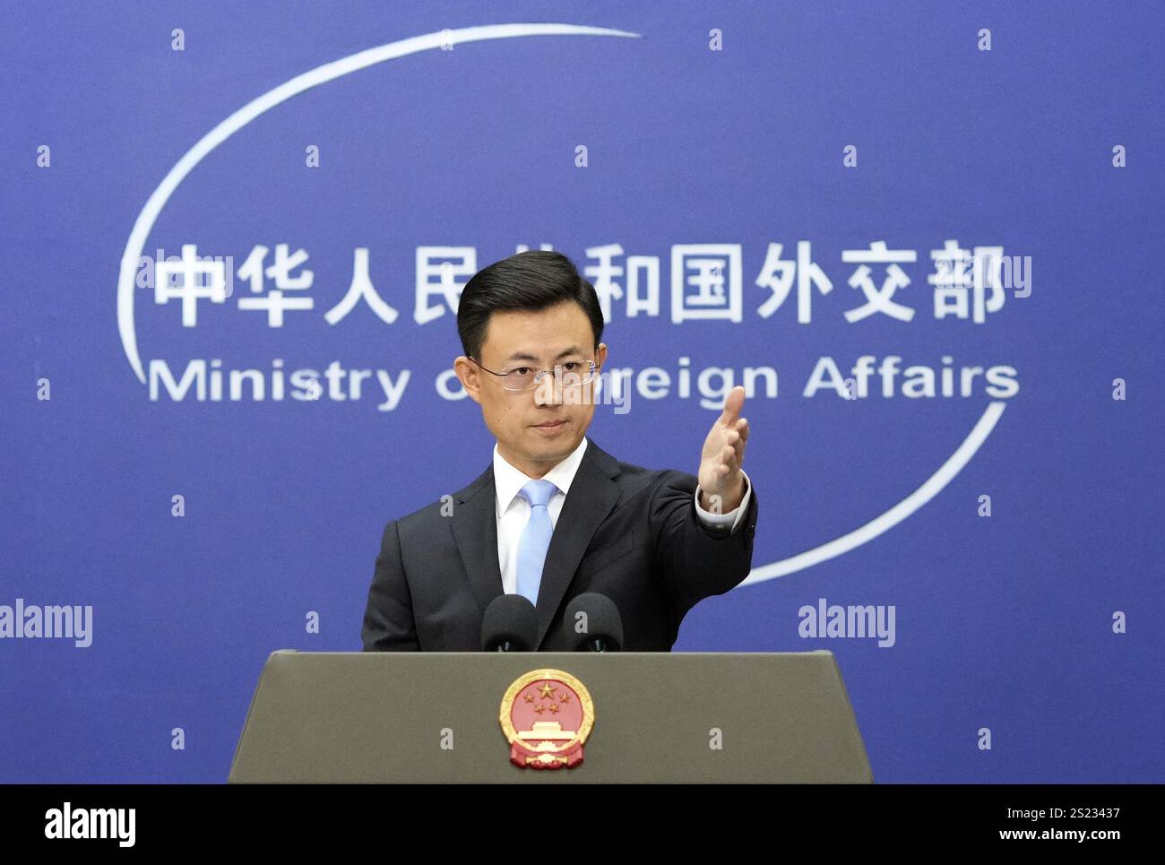 New Chinese Foreign Ministry spokesperson Guo Jiakun holds a news ...