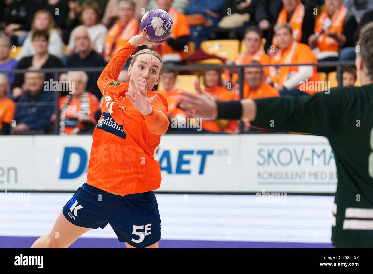 Odense, Denmark. 05th Jan, 2025. Nikita van der Vliet (44) of Odense ...