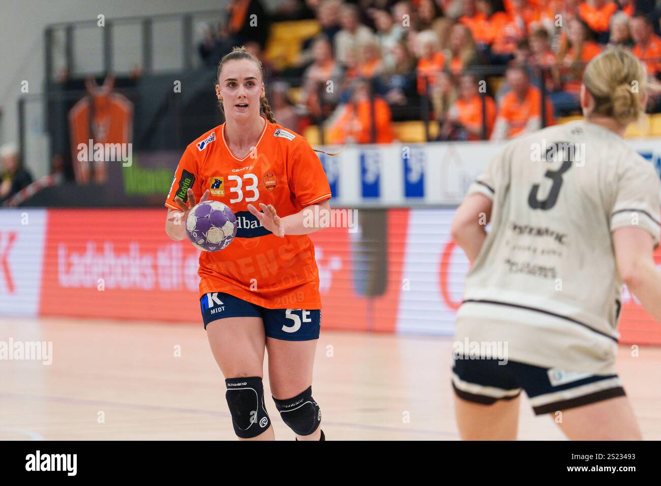 Odense, Denmark. 05th Jan, 2025. Thale Rushfeldt Deila (33) of Odense ...