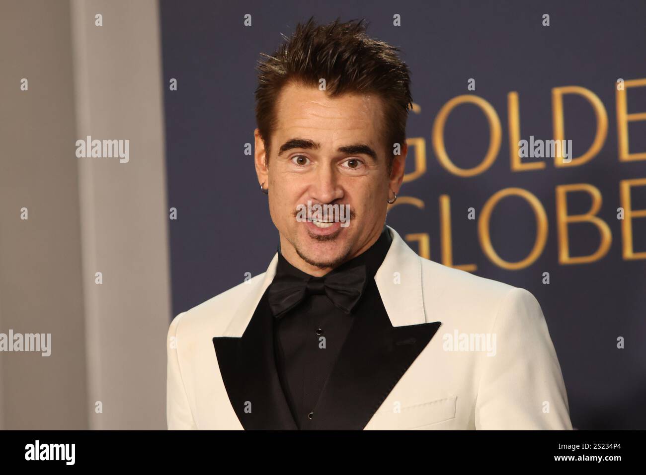 Beverly Hills, USA. 05th Jan, 2025. Colin Farrell, winner of the Best ...