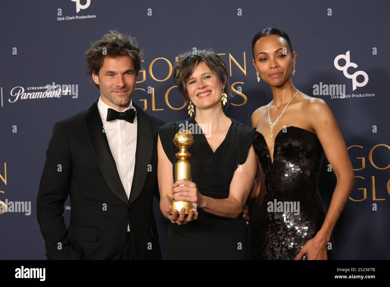Beverly Hills, USA. 05th Jan, 2025. (L-R) Clément Ducol and Camille ...