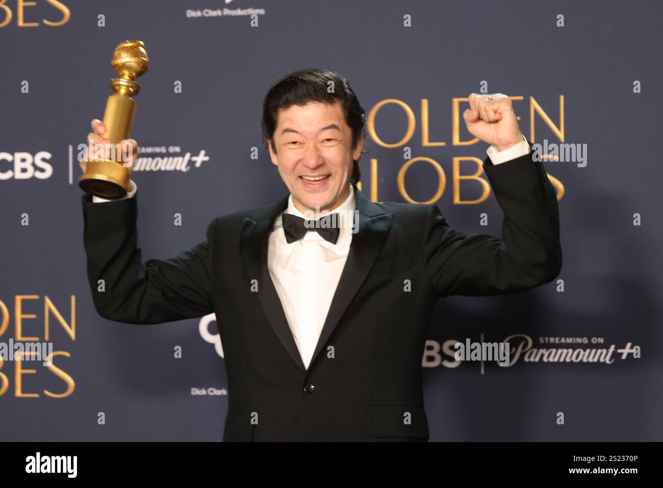 Beverly Hills, USA. 05th Jan, 2025. Tadanobu Asano, winner of the Best ...
