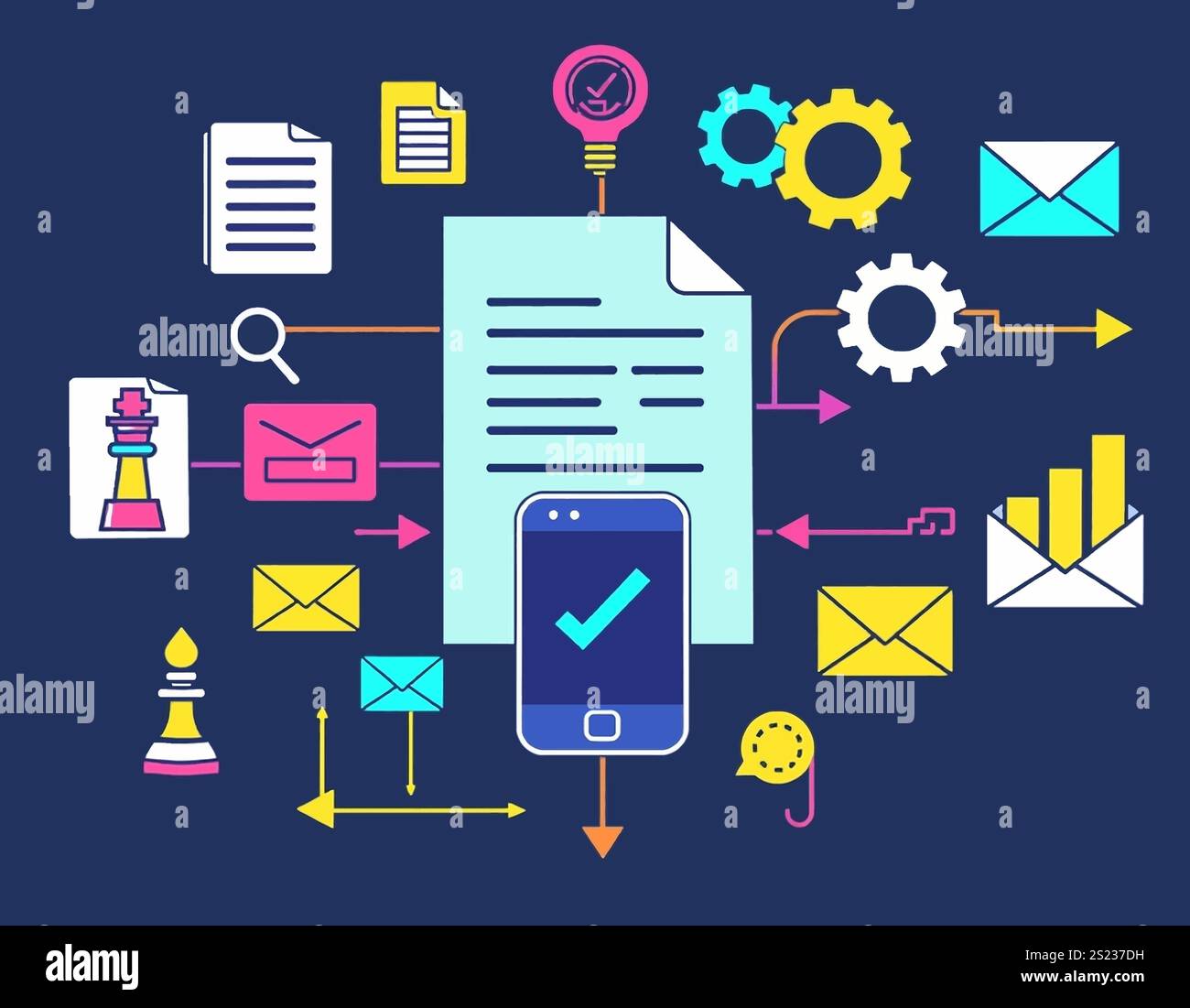 Liner office icons- Office graphics icons Stock Vector Image & Art - Alamy