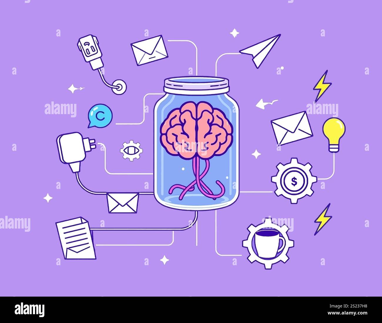 Work brainstorming Stock Vector Images - Alamy