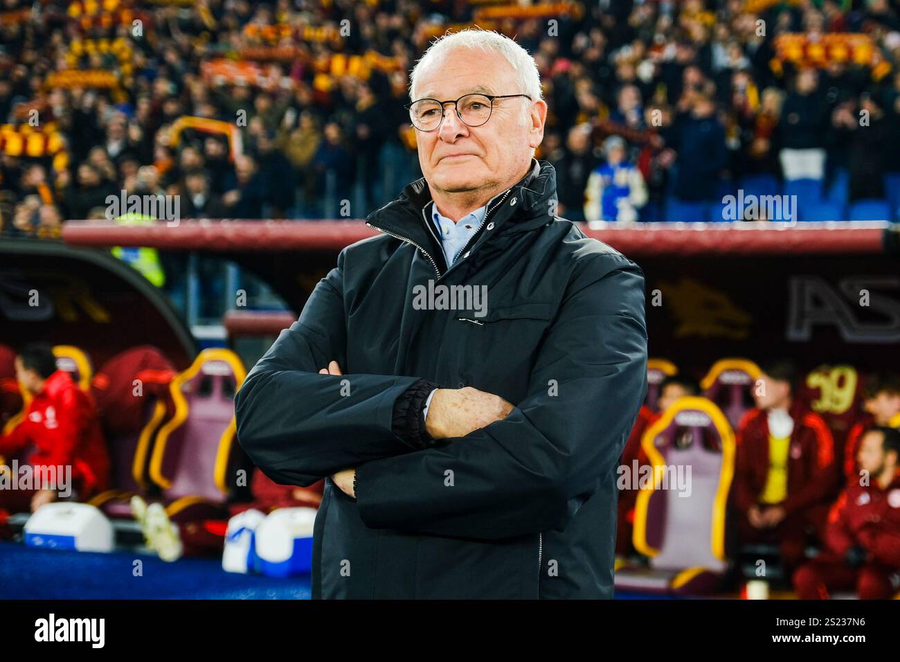 Roma’s Italian coach Claudio Ranieri looks during the Serie A football ...