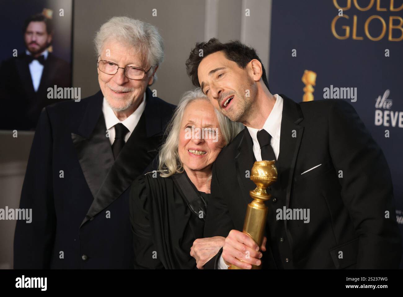 Beverly Hills, USA. 05th Jan, 2025. Elliott Broidy, Adrien Brody, and ...