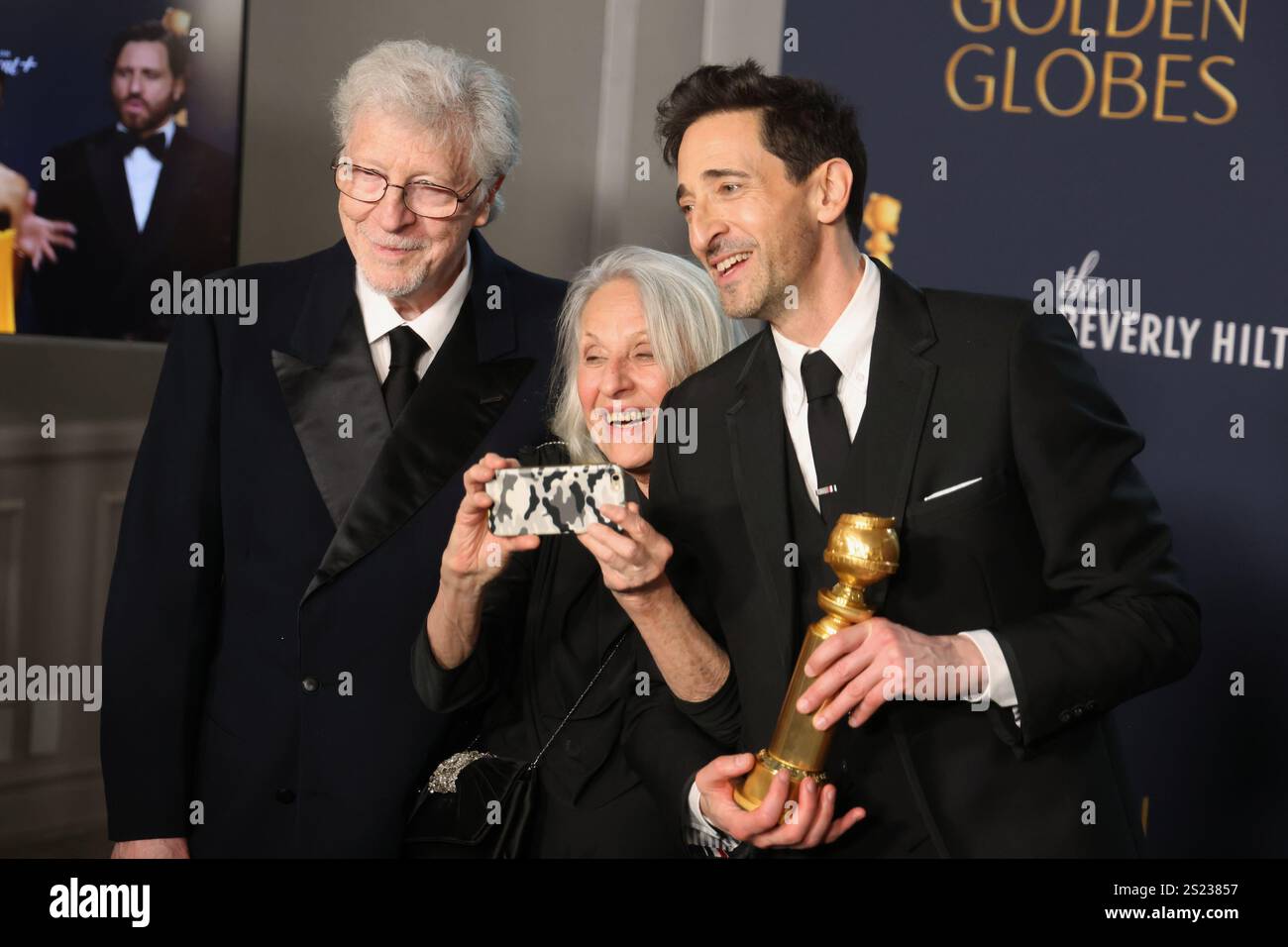 Beverly Hills, USA. 05th Jan, 2025. Elliott Broidy, Adrien Brody, and ...
