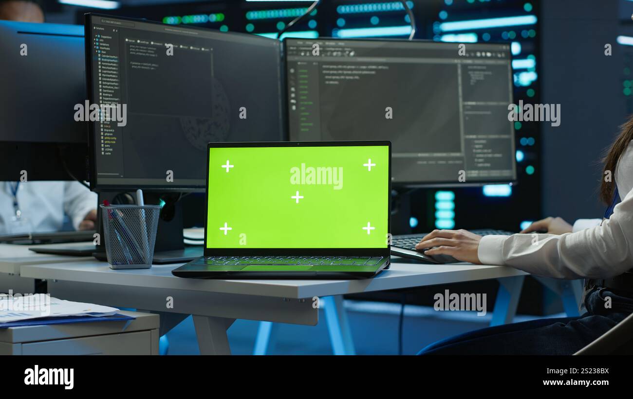 Data Center Engineer Responsible For Installation Of Networking Equipment Solving Tasks On