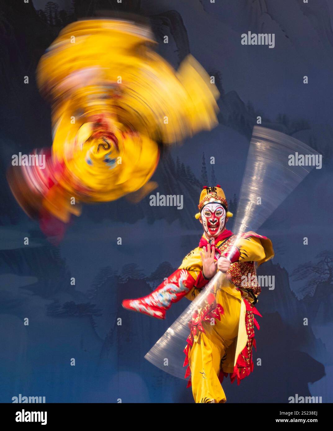 Toronto, Canada. 5th Jan, 2025. Artists of China's Zhejiang Wu Opera ...