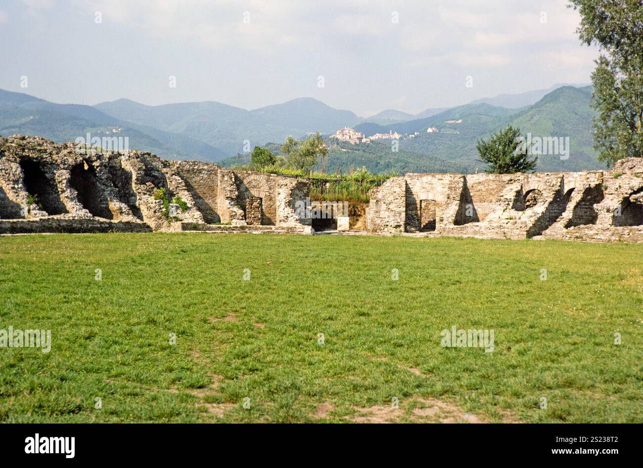 Roman amphitheatre at Luna now Luni, Etruria, Liguria, Italy, Europe ...