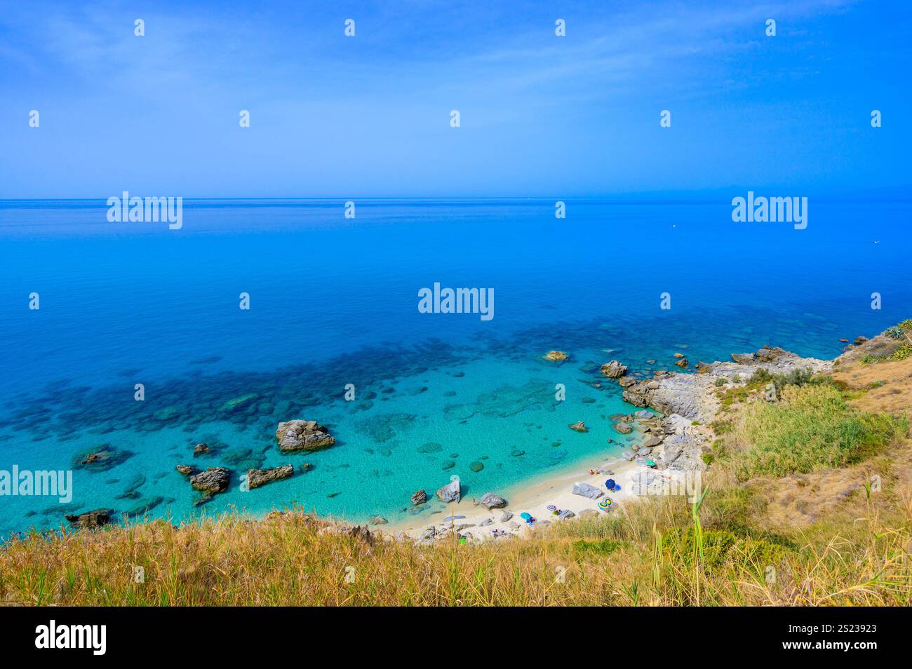 Spiaggia Michelino at Parghelia - Paradise white beach in Calabria at ...