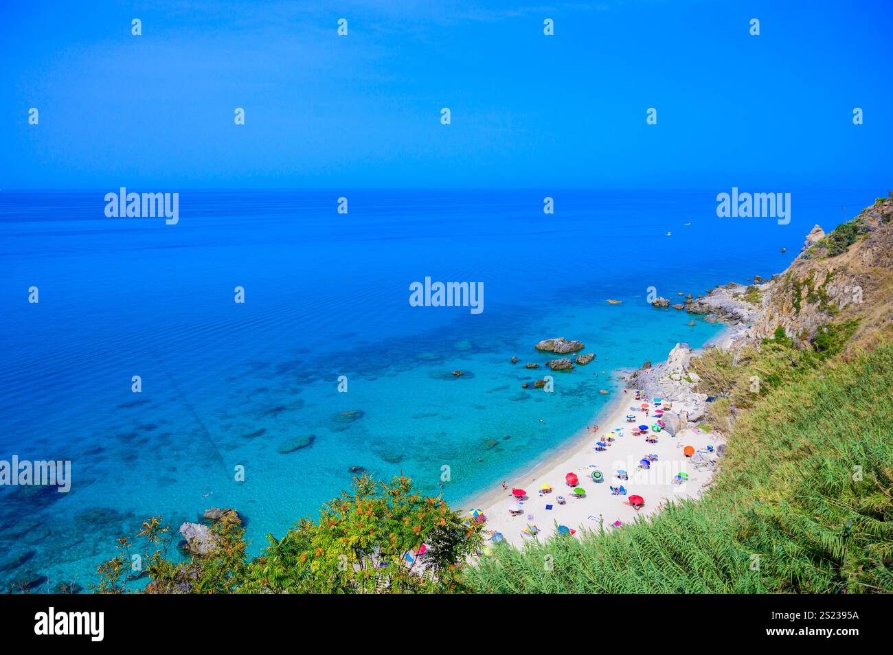 Spiaggia Michelino at Parghelia - Paradise white beach in Calabria at ...