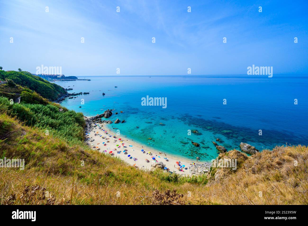 Spiaggia Michelino at Parghelia - Paradise white beach in Calabria at ...