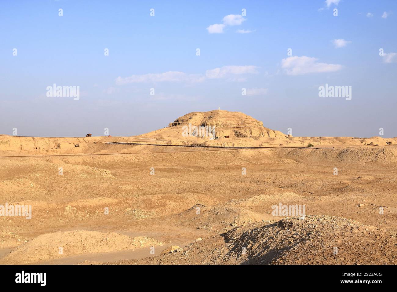 area of the excavation site in the Ancient City of Uruk, Iraq Stock ...