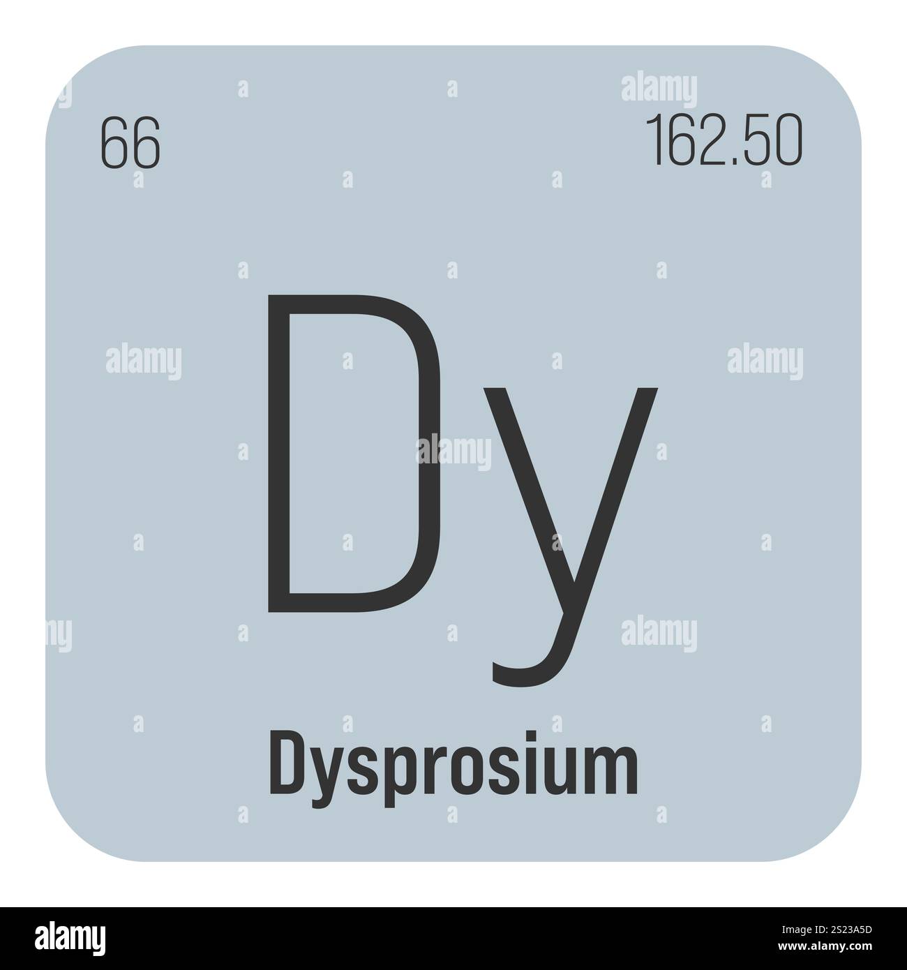 Darmstadtium, Ds, periodic table element with name, symbol, atomic ...