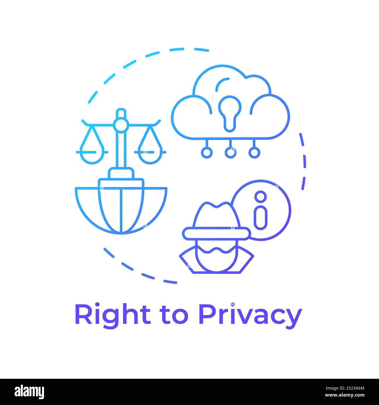 Freedom of privacy Stock Vector Images - Alamy