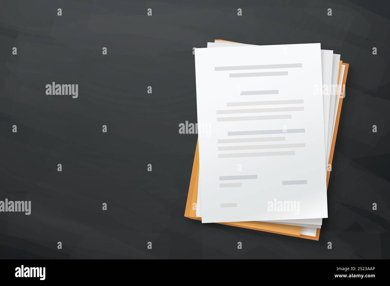 Stack of dark paper Stock Vector Images - Alamy