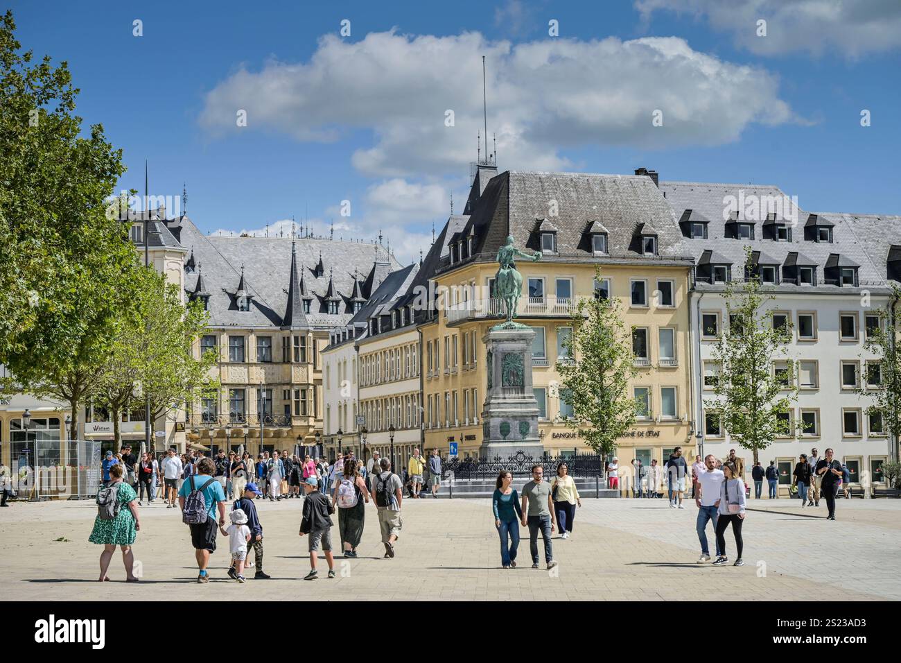 Place Guillaume II, Altstadt, Stadt Luxemburg, Großherzogtum Luxemburg ...